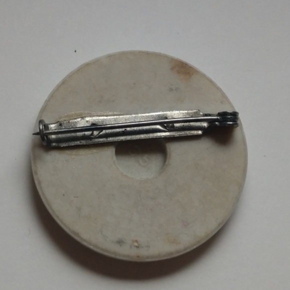 Jewelry | Antique Porcelain Peony Flowers Pin | Poshmark